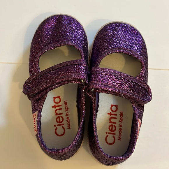 Cienta | Shoes | Purple Glitter Cientas 22 | Poshmark